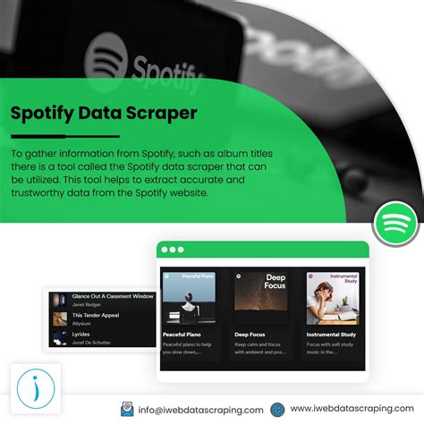 how iweb data scraping can help you with spotify data iweb data scraping posted on the topic