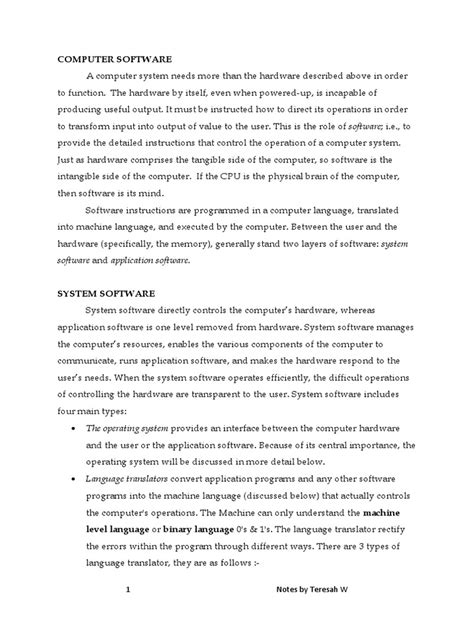 computer software pdf operating system dos