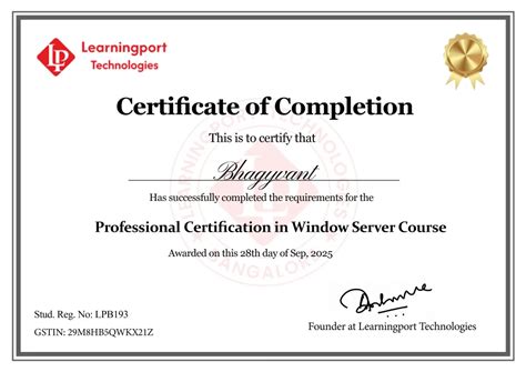 Windows Server Training Learningport Technologies