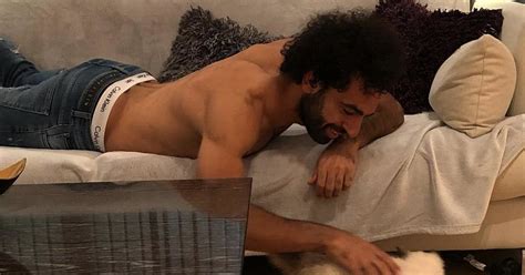 Footballers In Underwear Mohamed Salah