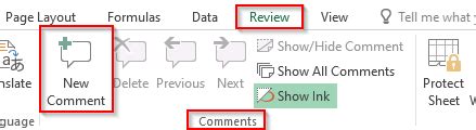 How To Add And Delete A Comment In Excel Excel Unlocked