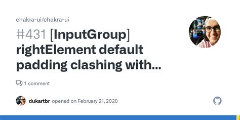 [inputgroup] rightelement default padding clashing with input · issue
