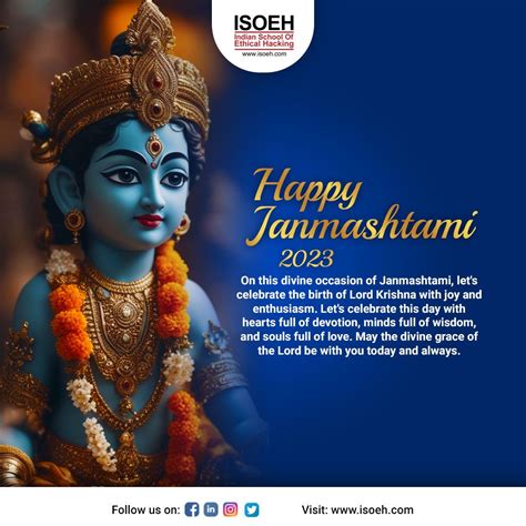 Isoeh Bhubaneswar On Linkedin Janmashtami2023 Isoeh