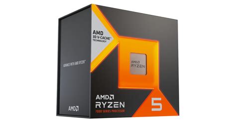 Amd Ryzen 5 7500x3d 40 Ghz 45 Ghz Turbo Boost Socket Am5 Processor