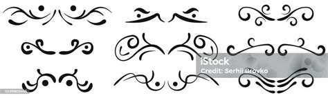 빈티지 장식 테두리 구분 기호 및 칸막이 벡터 복고풍 꽃 장식 소품 및 구분 기호 벡터 일러스트 레이 션입니다 가리기에 대한