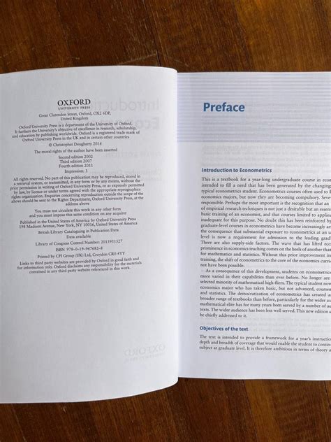 introduction to econometrics 5th edition christopher dougherty