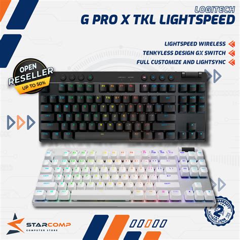 Jual Logitech G PRO X TKL LIGHTSPEED Keyboard Gaming Wireless Tactile Shopee Indonesia