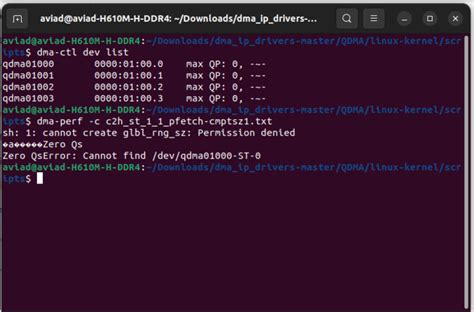 Qdma Cpm4 Example Design On Vck190 Performance Application Dma Perf