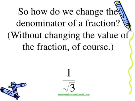 PPT Rationalizing The Denominator PowerPoint Presentation Free Download ID 8652384