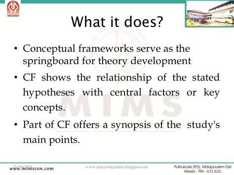 Ppt Developing A Conceptual Framework