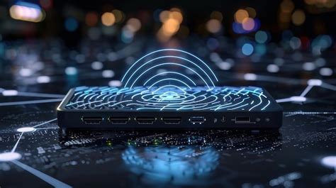 The Symbol Of Wifi Technology The Concept Of Digital Hightech Innovations In The Field Of