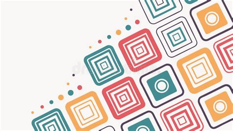 Geometric Squares Abstract Patterns In Perspective Vector Design Generative Ai Stock Vector