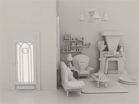 3d Environment Design Behance