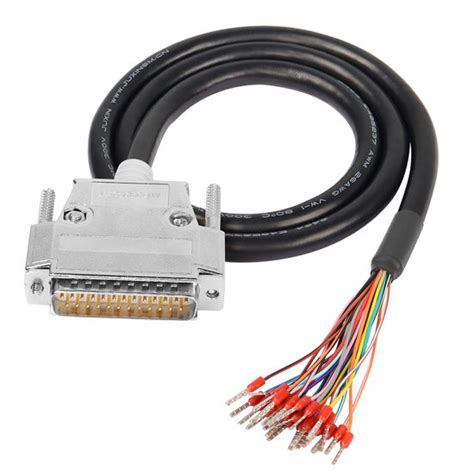 GetUSCart XMSJSIY DB25 Connector Adapter RS232 25 Pin Serial Extension Cable Solderless 25 Pin