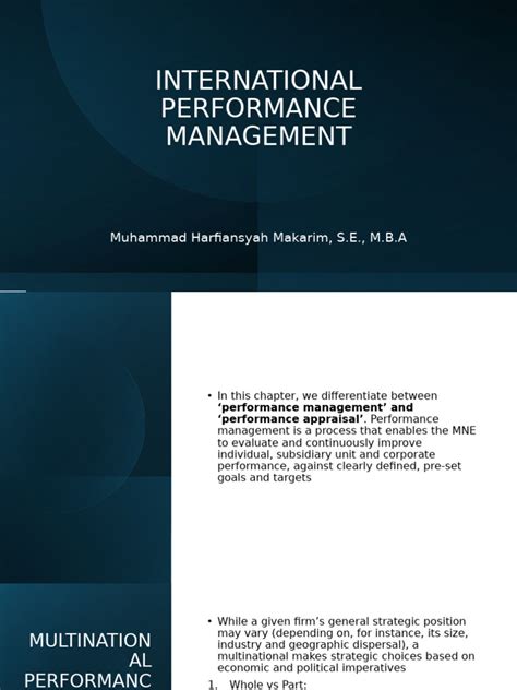 International Performance Management Pdf Performance Appraisal