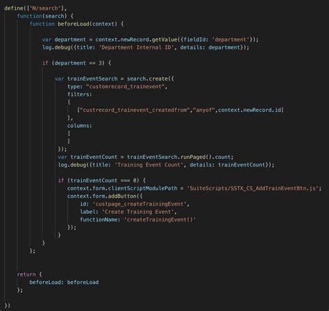 How To Invoke Button Function In Client Script Rnetsuite