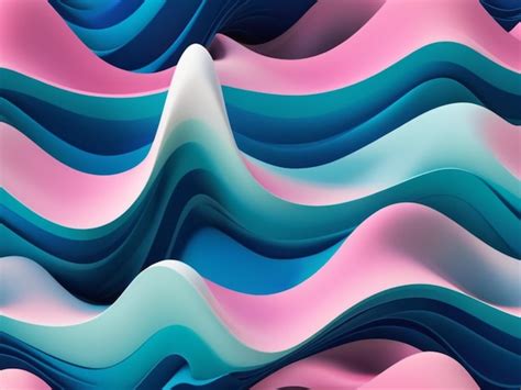 Premium Photo Colorful Wave Gradient Background