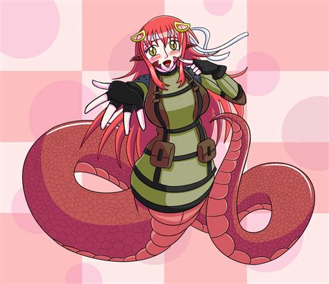 Miia Monmusu Solid Snake By M Knight Sh On Deviantart