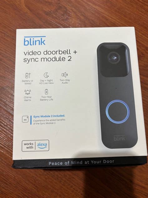 Blink Video Doorbell Sync Module 2 Camera Cctv Furniture And Home Living Security And Locks