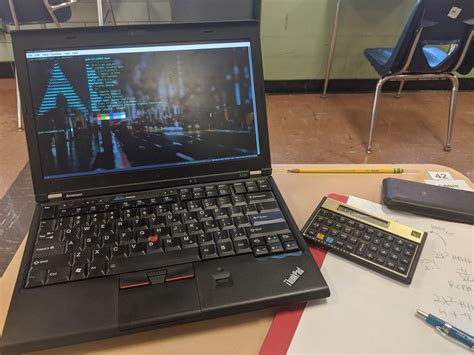 Chilling In My Crusty High School With My Coreboot X230 Pretending To Do Work That Was Owed 90