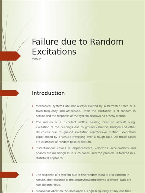 Random Vibration Fatigue Pdf Spectral Density Fatigue Material