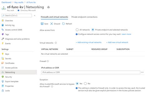 connect azure functions securely to key vault using vnet integration and private link nillsf blog