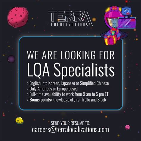 Terra Localizations Video Game Localization On Linkedin Lqa