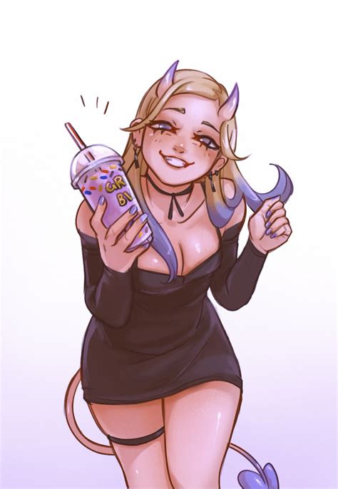 Rule 34 Blonde Blonde Female Blonde Hair Cerise Chiffonfae Chiffonfae Cute Grimace Shake