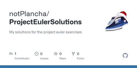 Github Notplancha Projecteulersolutions My Solutions For The Project Euler Exercises