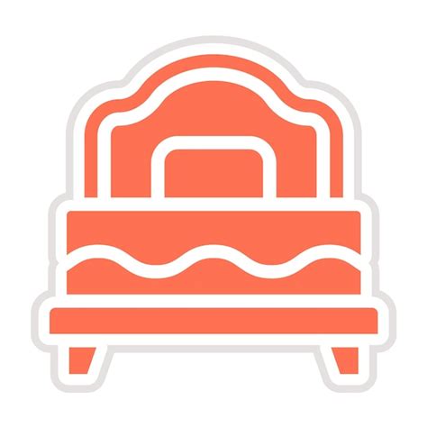 Premium Vector Bed Vector Icon Design Illustration