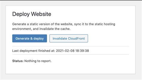 Github Grrr Amsterdamsimply Static Deploy Wordpress Plugin To