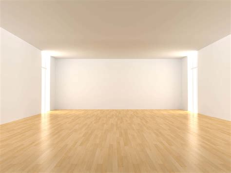 Download Empty Room With Wooden Floor And White Walls