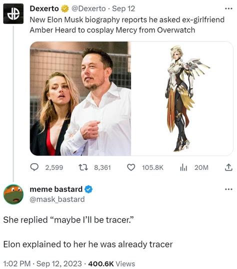 Amber Heard Mercy Cosplay Know Your Meme