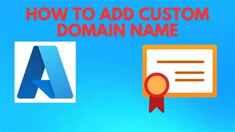 How To Add Custom Domain Name In Microsoft Entra Id Azure Youtube