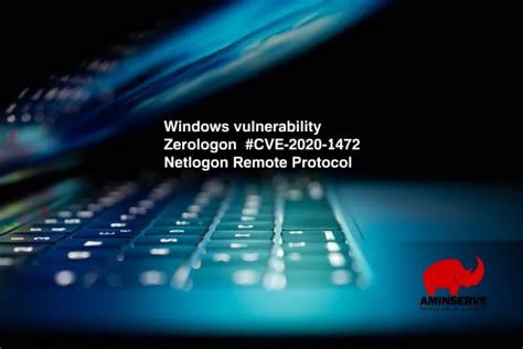 Zerologon Windows Vulnerability Critical