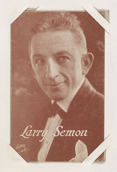Larry Semon From Movie Stars Exhibit Cards Series W401 The