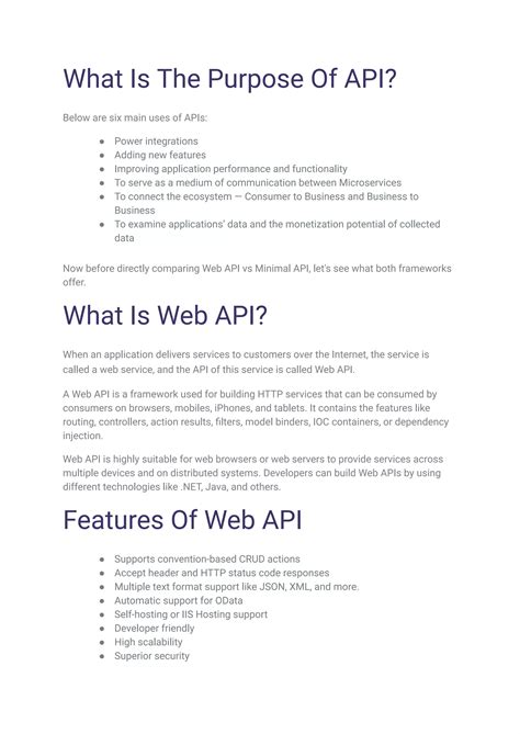 Understanding Api Architectures Web Api Vs Minimal Api An In Depth