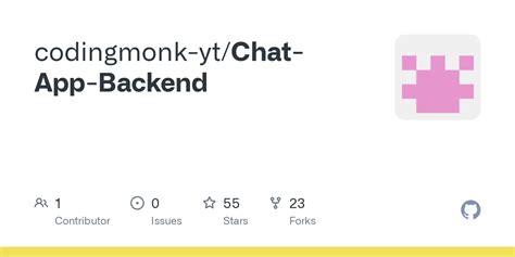 Github Codingmonk Ytchat App Backend