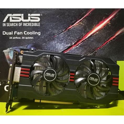 การ์ดจอ Asus รุ่น Nvidia Geforce Gtx 750 Ti 2gb Ddr5 ต่อไฟเลี้ยง 6 Pin No Box มือสอง ไม่มี