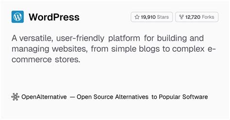 wordpress open source alternative to contentful squarespace and