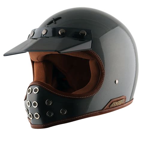 Retro Helmet Vintage Motorcycle Retro Full Face Helmets Hjc V10 New