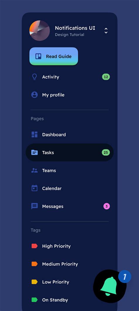 Notifications Ui Design Inspiration Behance