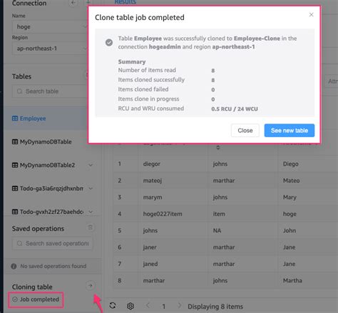 アップデート NoSQL Workbench for Amazon DynamoDB の v でテーブルクローン機能が追加されたので複数 AWS アカウント間でのスキーマと