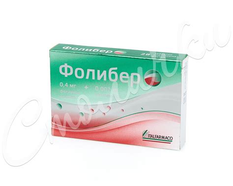 Фолибер таблетки №28 купить в Москве по цене от 414 рублей