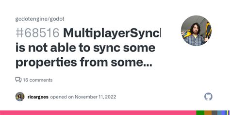 Multiplayersynchronizer Is Not Able To Sync Some Properties From Some