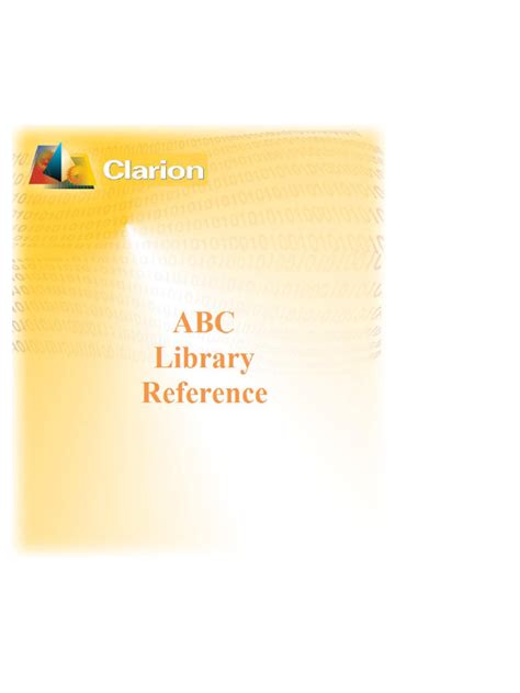 Abc Library Reference Pdf Class Computer Programming Queue