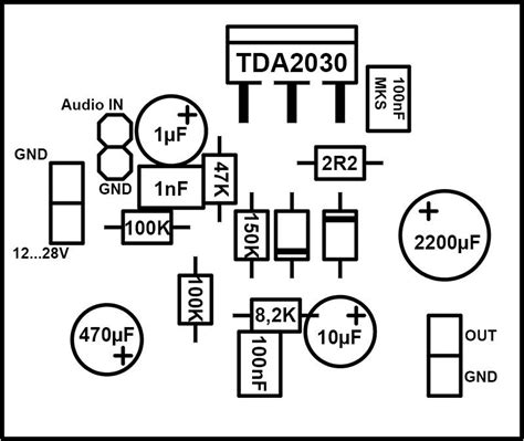 Subwoofer Amplifier Circuit Using Ic Tda Artofit