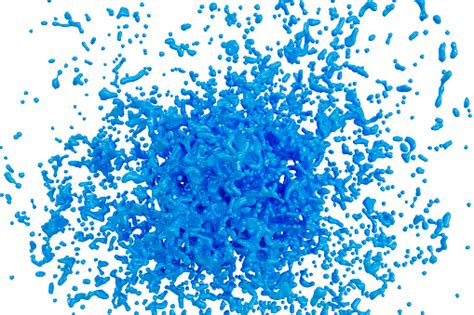 격리된 배경에 3d 파란색이 튀어 나옵니다 3d 렌더링 그림입니다 기포에 대한 스톡 사진 및 기타 이미지 기포 깨끗한 디자인 Istock