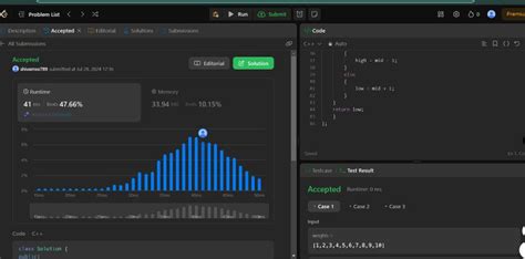 shivam shukla on linkedin 100daysofcode codingjourney cpp dsa day34 binarysearch algorithms…