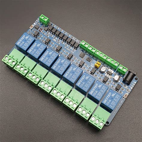 Modbus RTU 8 Channel Relay Module RS485 TTL 12V Arduino